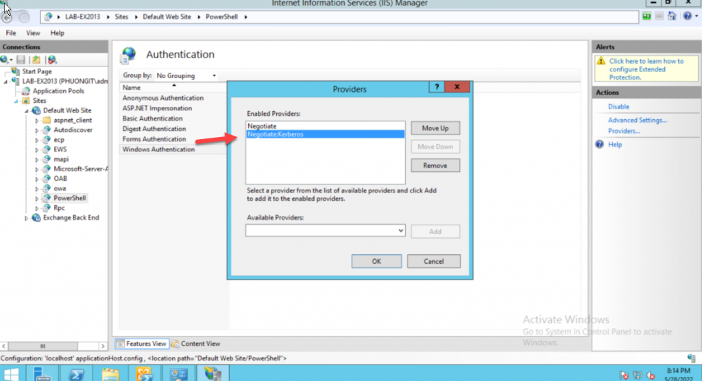 The WinRM client cannot process the request. It cannot determine the content type of the EMS ...