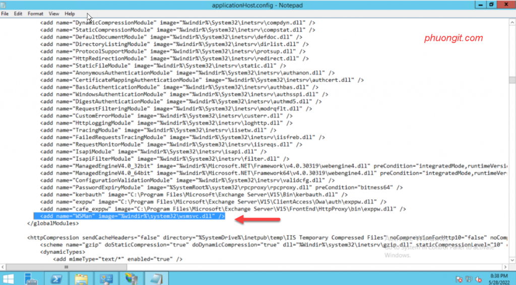 The WinRM client cannot process the request. It cannot determine the content type of the EMS ...